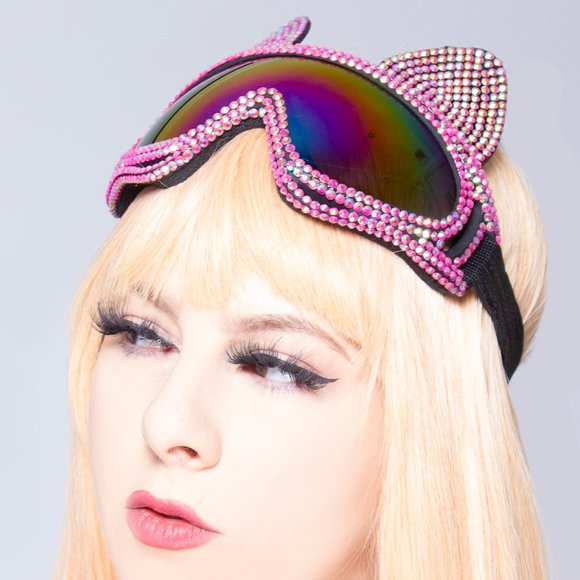 LA Style Rush | Accessories | La Style Rush Kawaii Cat Rhinestone Rave ...